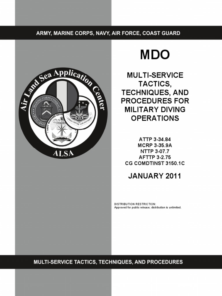 Multi-Service Tactics, Techniques, and Procedures For Military Diving ...