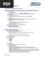 Turbotect 950: Safety Data Sheet | PDF | Toxicity | Firefighting