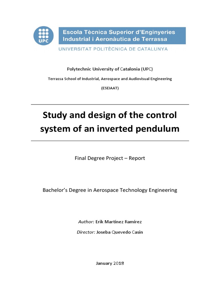 Inverted Pendulum Cart | PDF | Control Theory | Computer Science