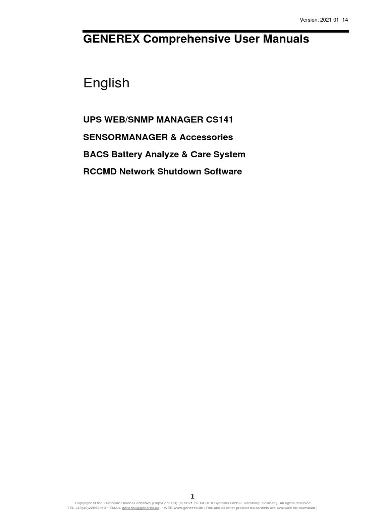 Manual CS141 en | PDF | Ip Address | Computer Network