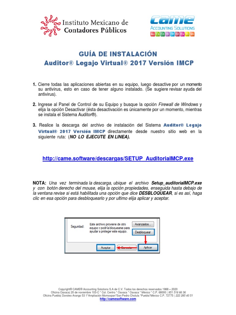Guia de Instalacion AUDITOR-IMCP | PDF | Desarrollo de software | Familias de sistemas operativos