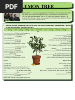 Lemon Tree | PDF | Rhyme | English Language