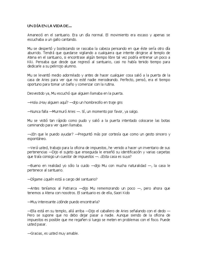 Un Día en La Vida | PDF