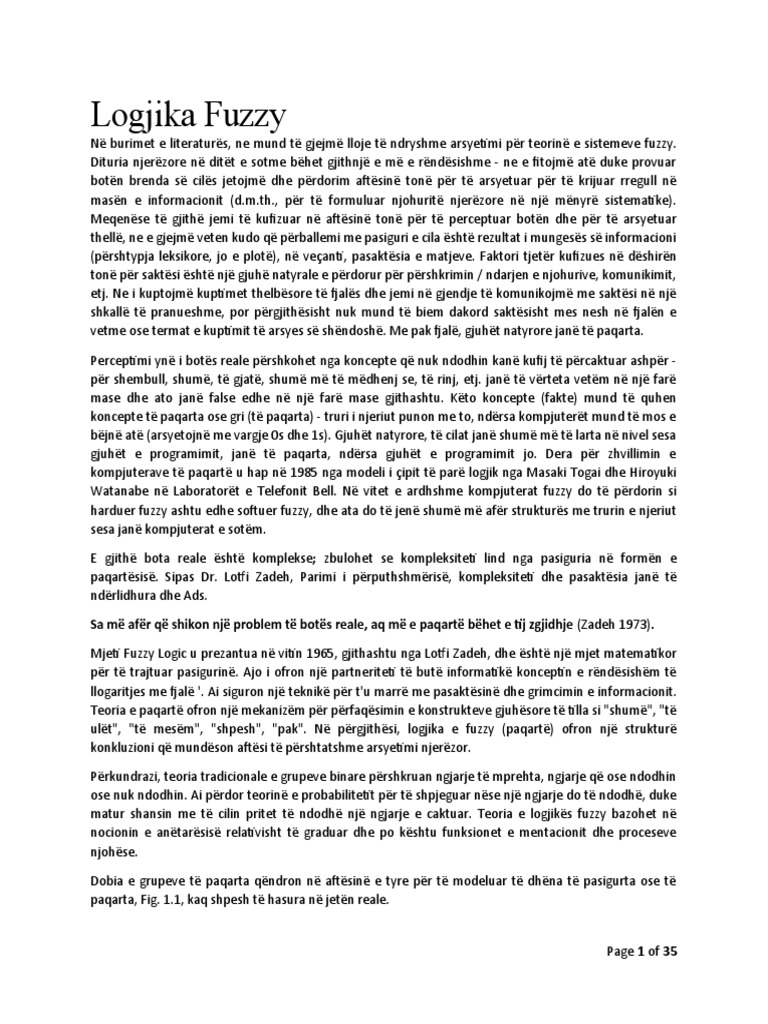 Logjika Fuzzy With Matlab | PDF