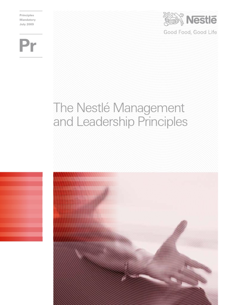 The Nestlé Management and Leadership Principles | PDF