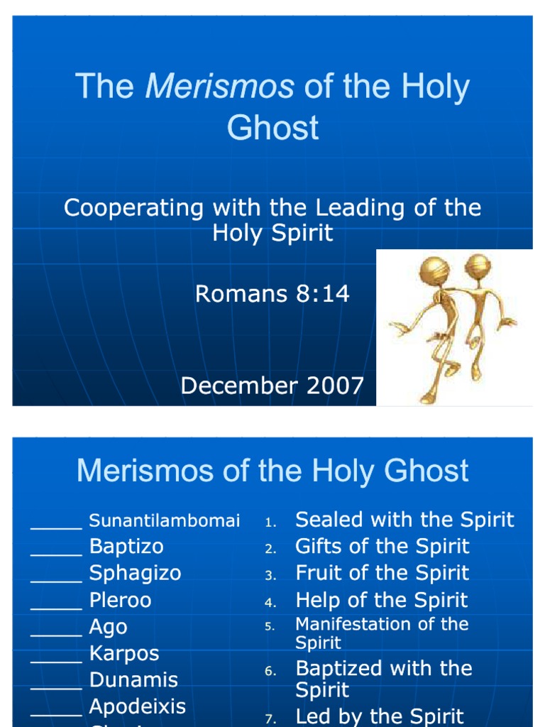 Merismos of The Holy Ghost - Part II 1 | PDF | Intuition | God