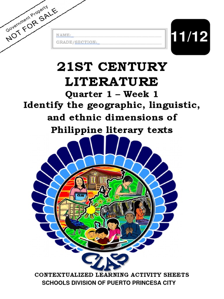 21st Century Literature Week 1 Module 1 | PDF | Poetry
