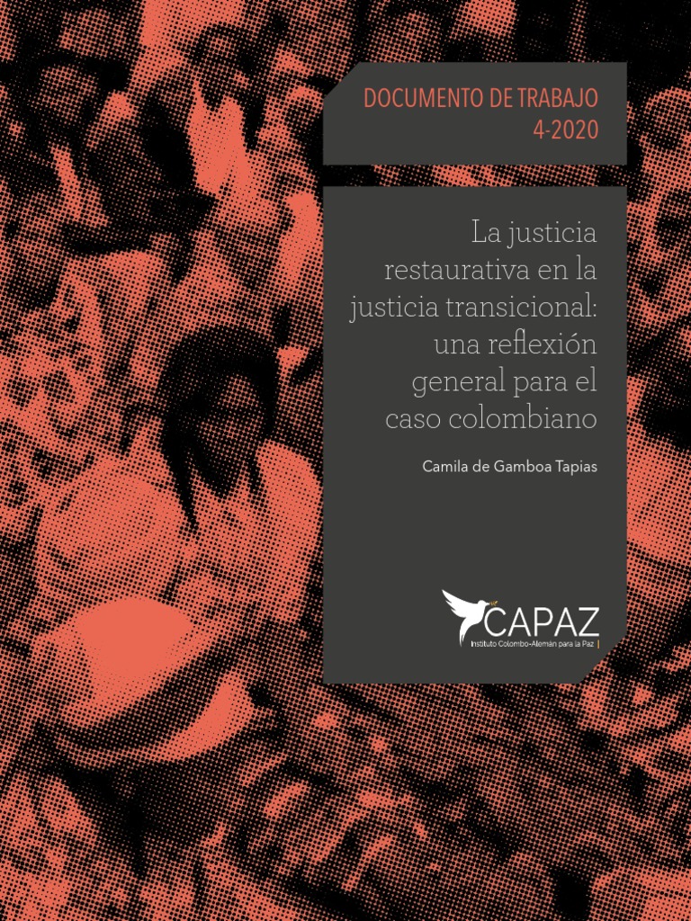 Justicia Restaurativa en Colombia | PDF | La justicia restaurativa ...