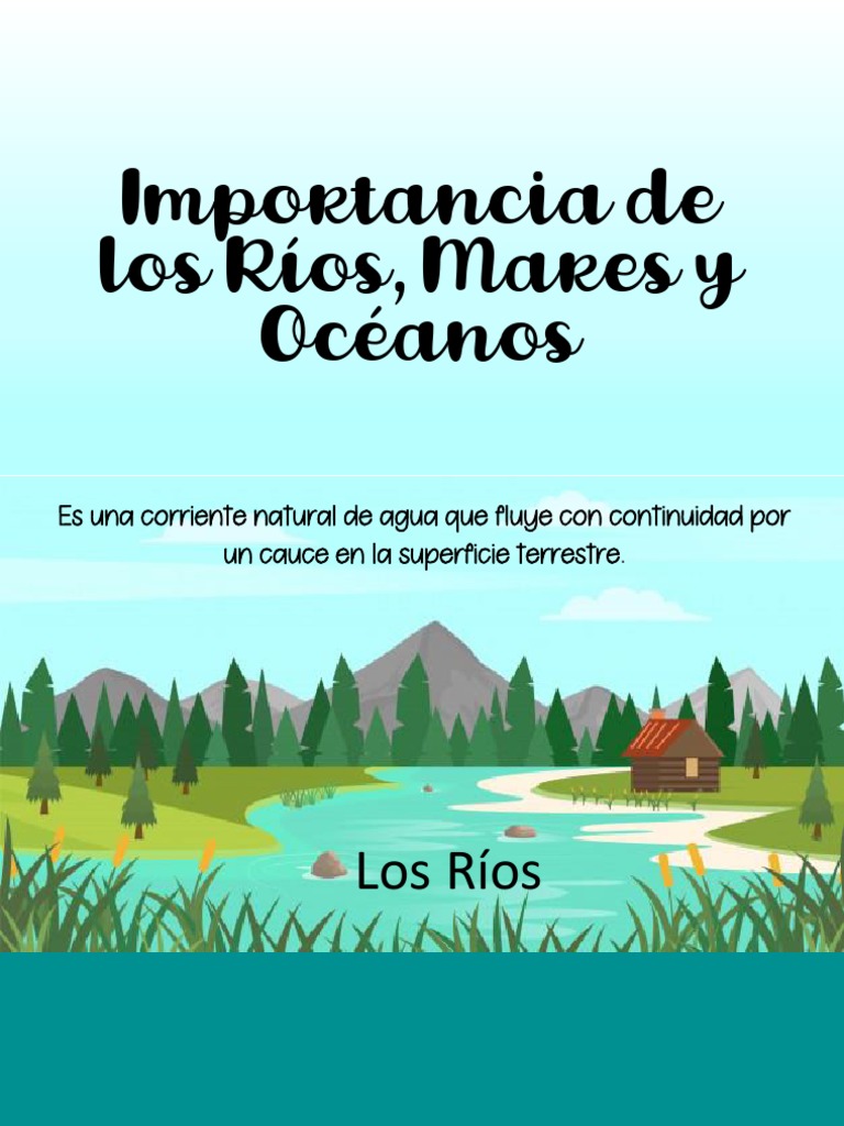 Importancia de Los Rios Mares y Oceanos | PDF