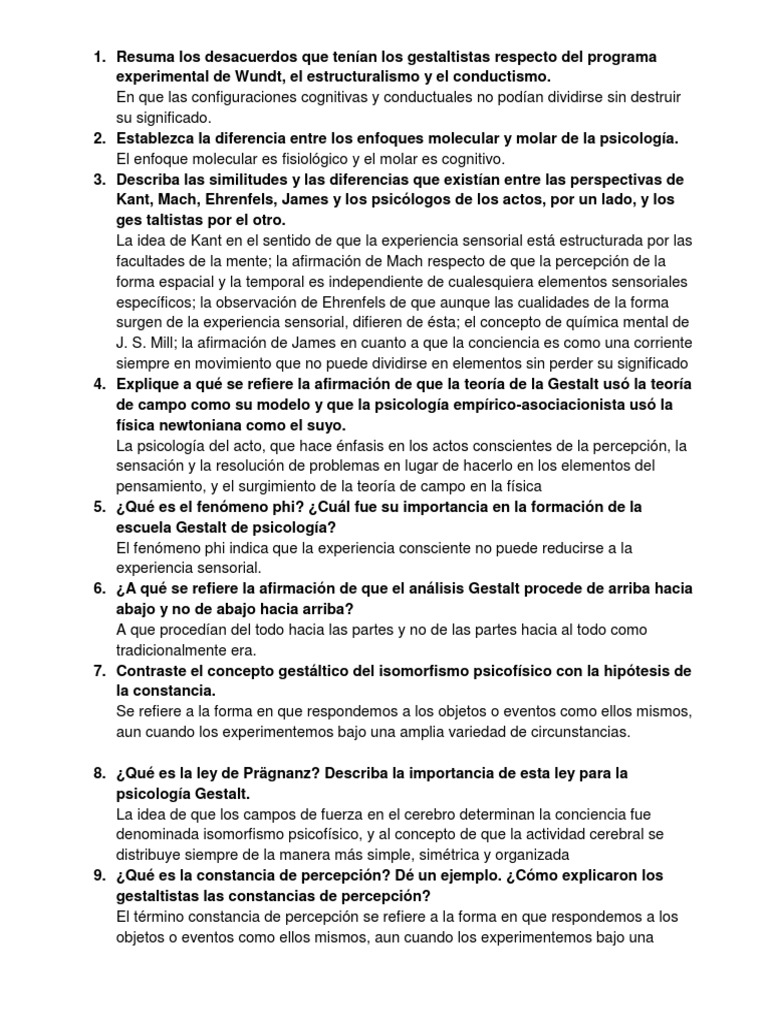 Hergenhahn Capítulo 14 | PDF | Percepción | Sicología