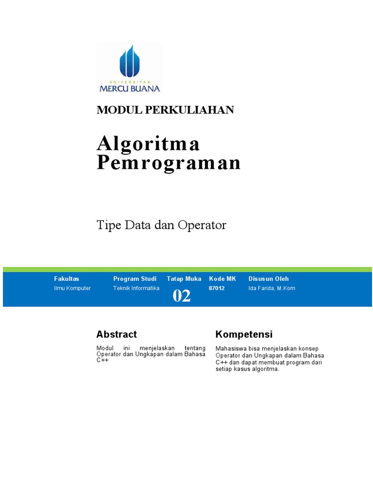 Modul Operator Dan Ungkapan | PDF