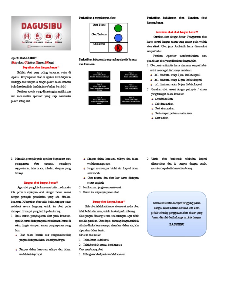 Leaflet Dagusibu | PDF | Kesehatan Holistik