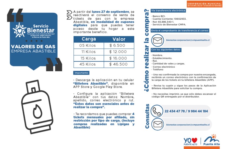 Comunicado Bienestar 2021 - Venta de Gas Abastible | PDF | Aplicación ... Comunicado Bienestar 2021 - Venta de Gas Abastible | PDF | Aplicación ...