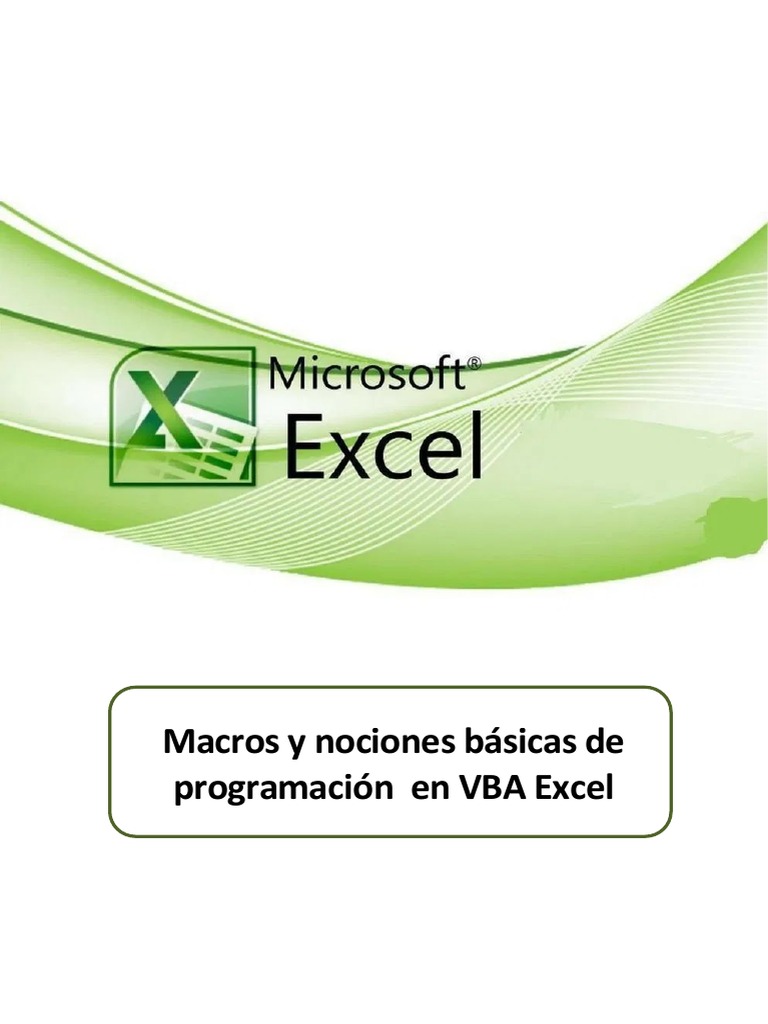 VBA Excel - Tutorial Macros 2020 | PDF | Objeto (informática) | Microsoft Excel
