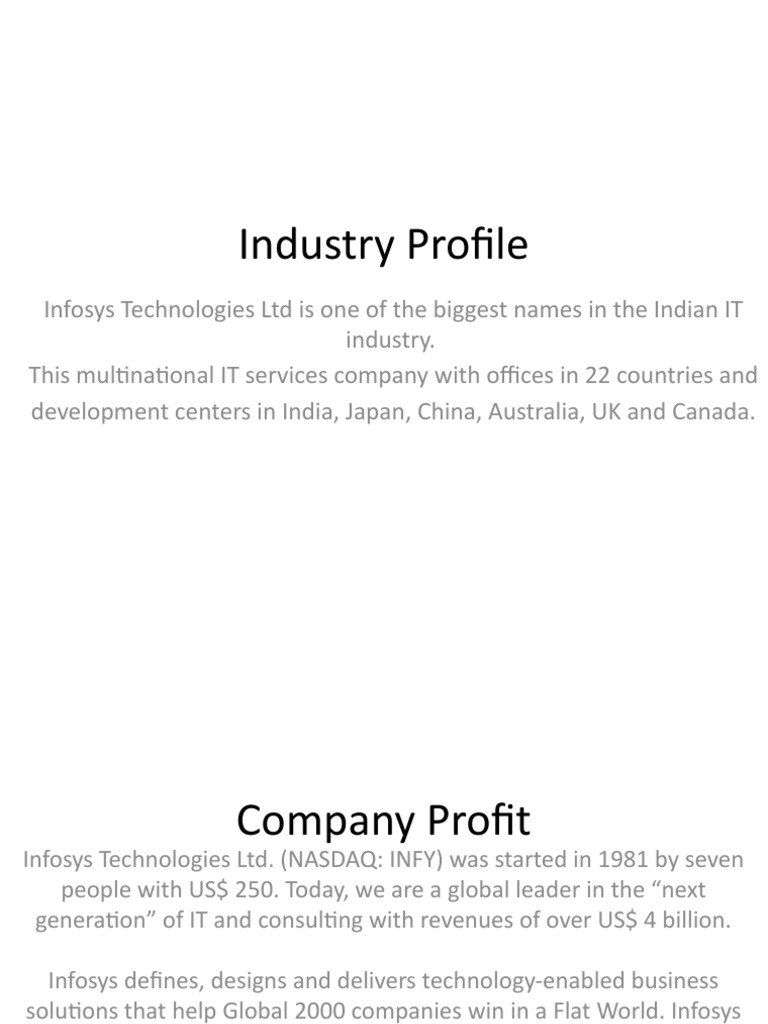 Infosys Financial Overview and Analysis | PDF | Business | Finance ...