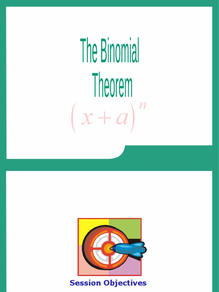 Binomial Theorem Formulas & Applications | PDF | Combinatorics | Numbers