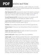 Ship Dimensions and Terminology Explained | PDF | Tonnage | Shipbuilding
