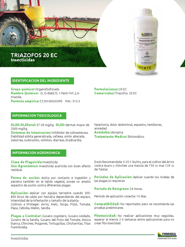 Triazofos 20 Ec | PDF