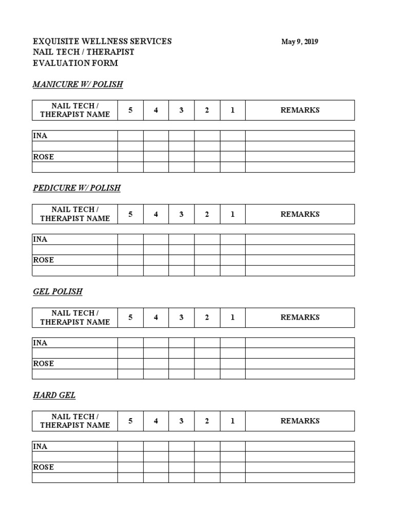 Manicure W/ Polish: Exquisite Wellness Services Nail Tech / Therapist ...