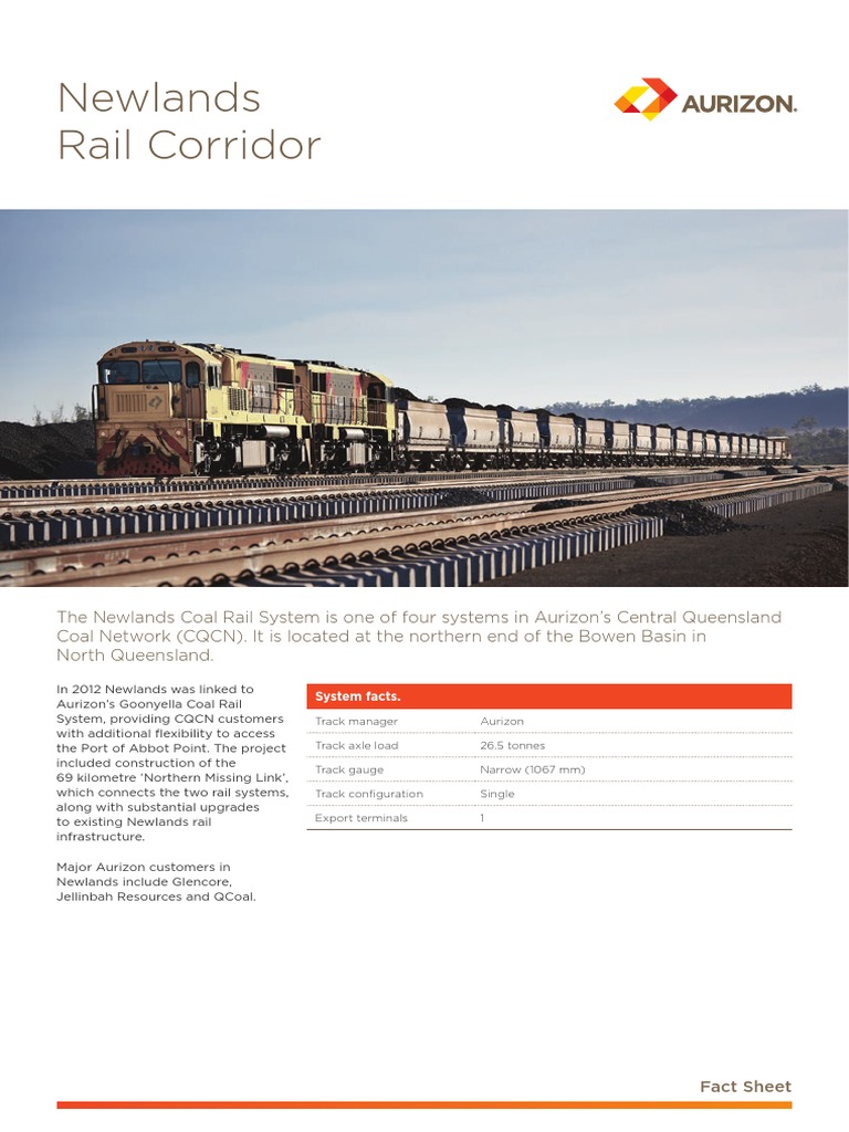 Newlands Rail Corridor Fact Sheet | Download Free PDF | Rail ...