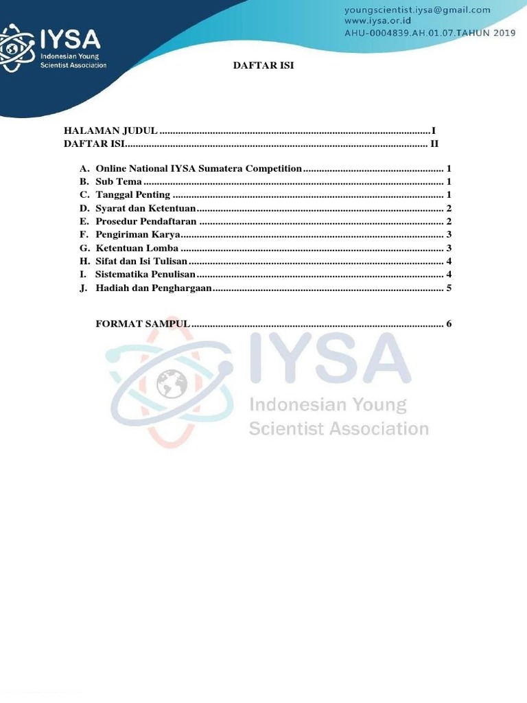 Guidebook Iysa 2021-1 | PDF