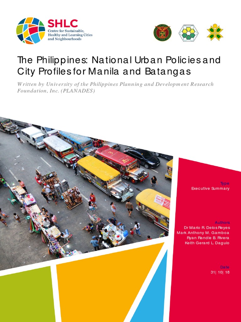 Urban Policy Insights: Manila & Batangas | PDF | Urban Planning | Policy