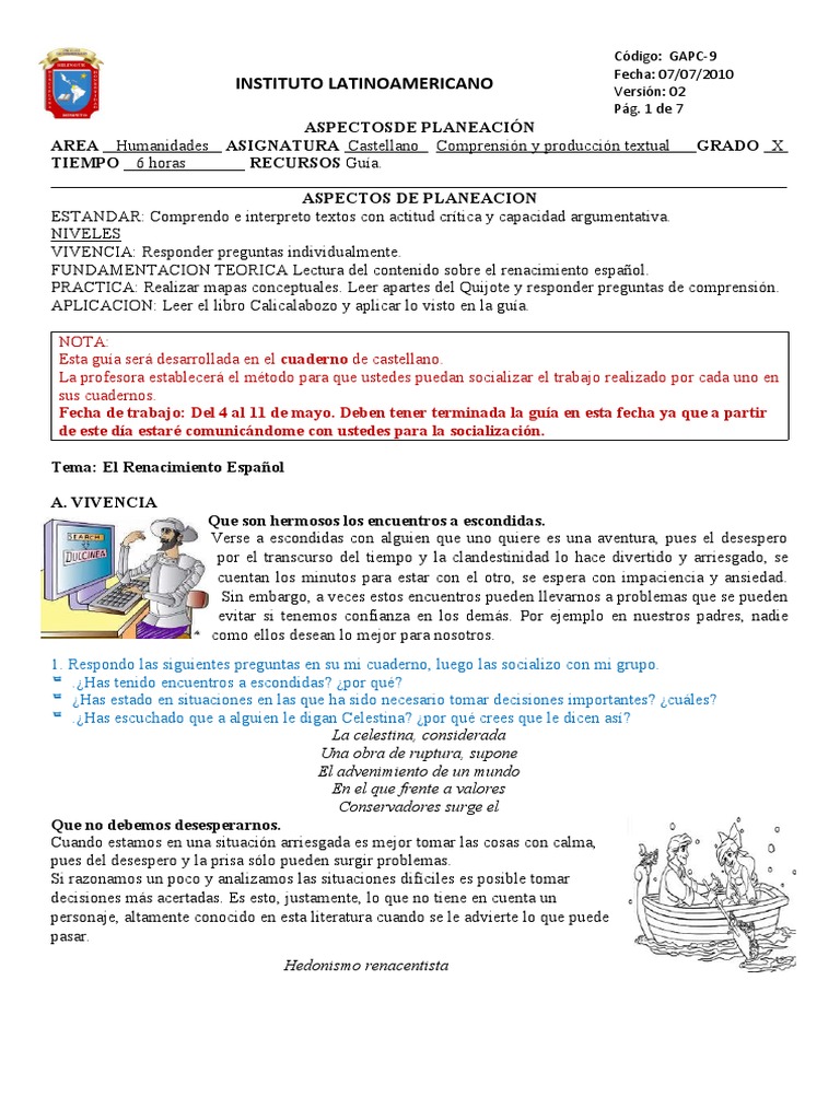 Renacimiento Español en Humanidades | PDF | Poesía | Renacimiento