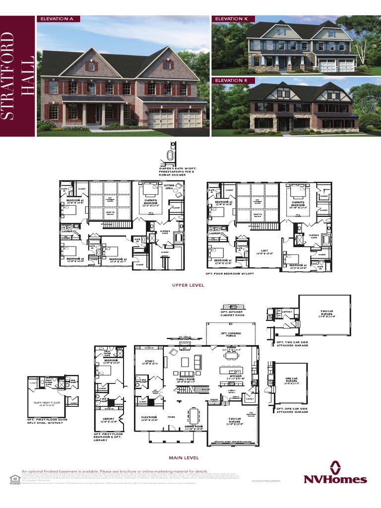 NVHomes Stratford Hall Floorplan | PDF