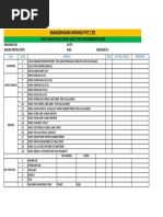 CNC Daily Maintenance Checklist | PDF