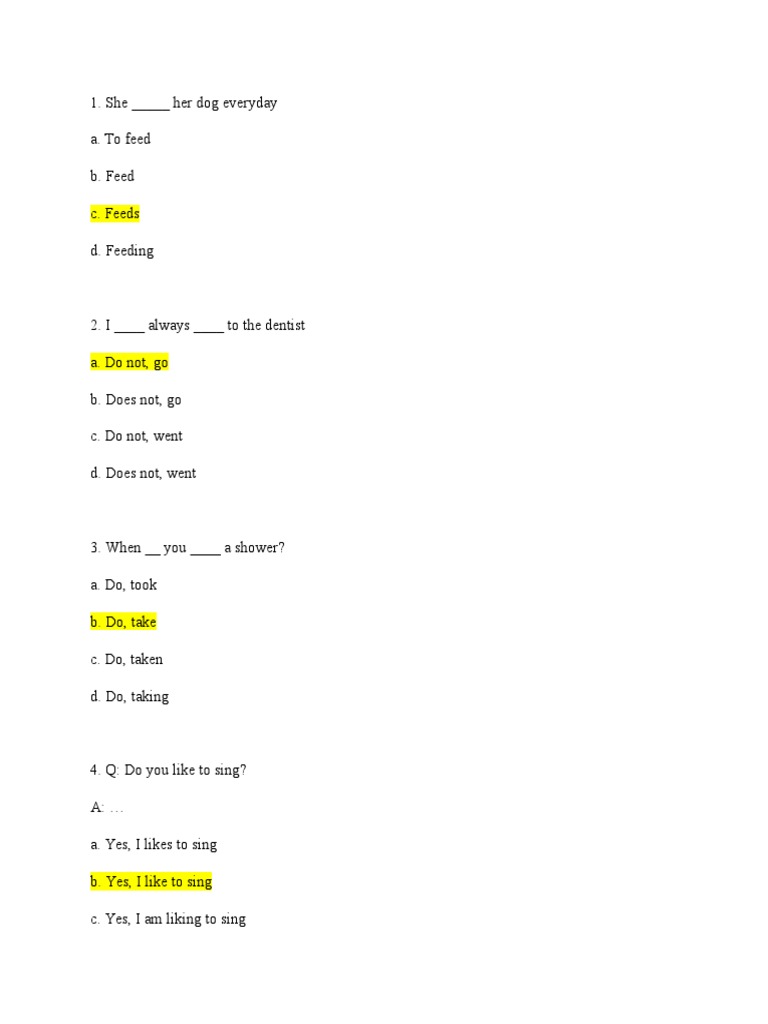 Soal TENSES Dan COMMON MISTAKES | PDF Soal TENSES Dan COMMON MISTAKES | PDF