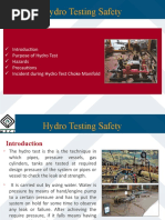 Hydro Test Checklist | PDF | Pipe (Fluid Conveyance) | Hydraulics