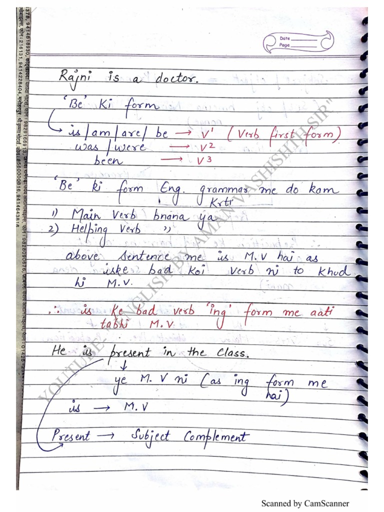 Aman Vashishth Sir English Notes-4 | PDF