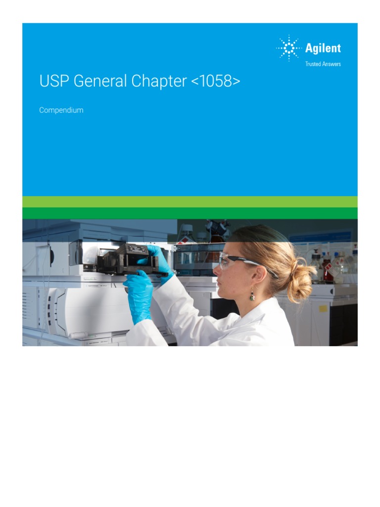 USP General Chapter : Compendium | PDF | Verification And Validation ...