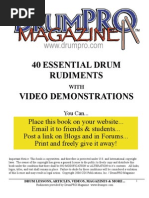 The Complete Book of Drum Rudiments | PDF