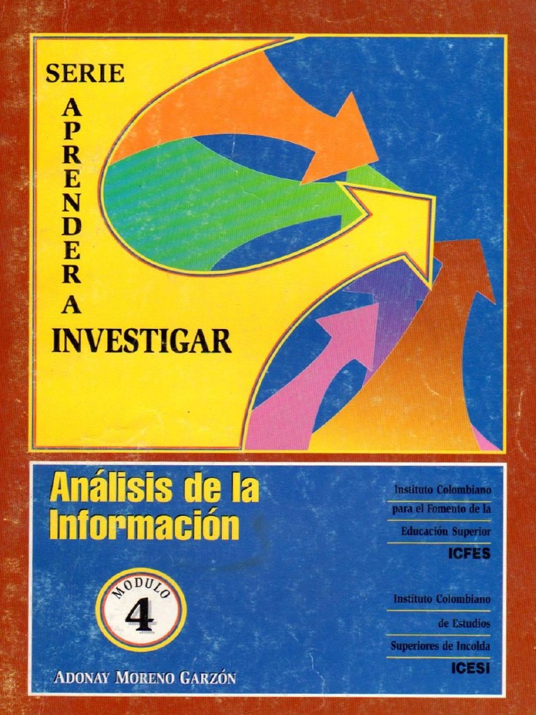 Serie Aprender A Investigar, MÓDULO 4 Análisis de La Información ...