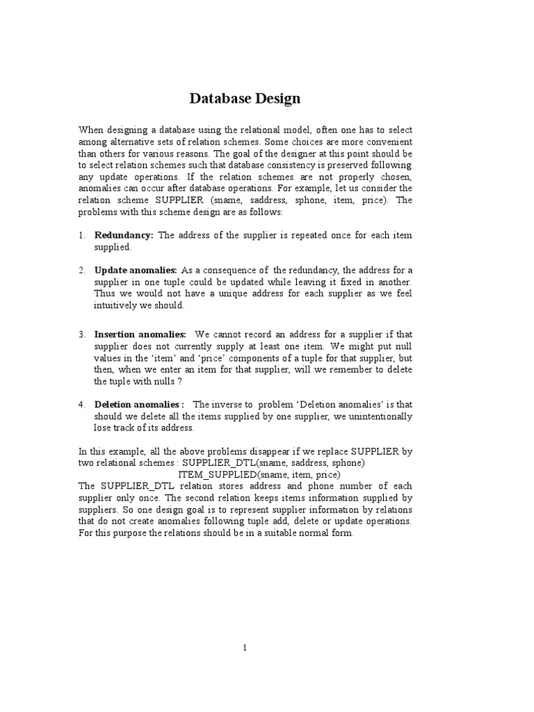 Database Design Essentials | PDF | Relational Database | Data Management