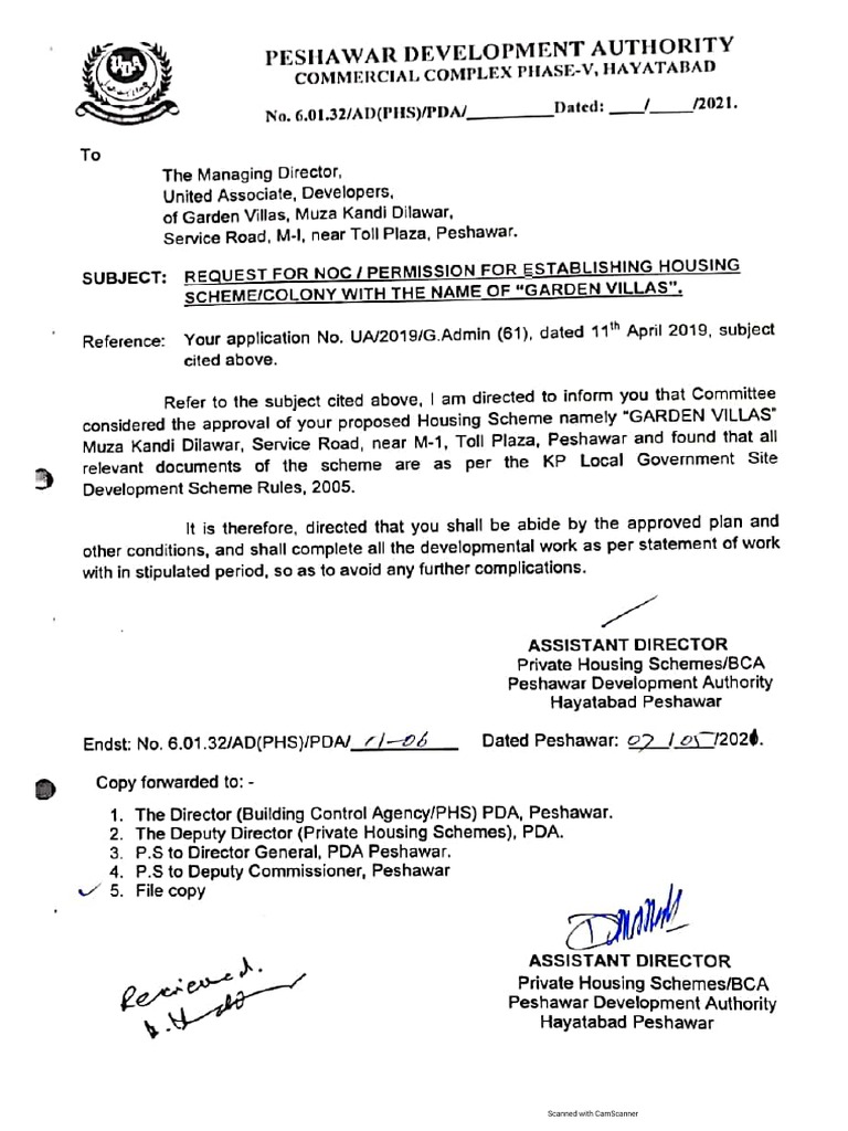 Approved Housing Schemes Certificates | PDF