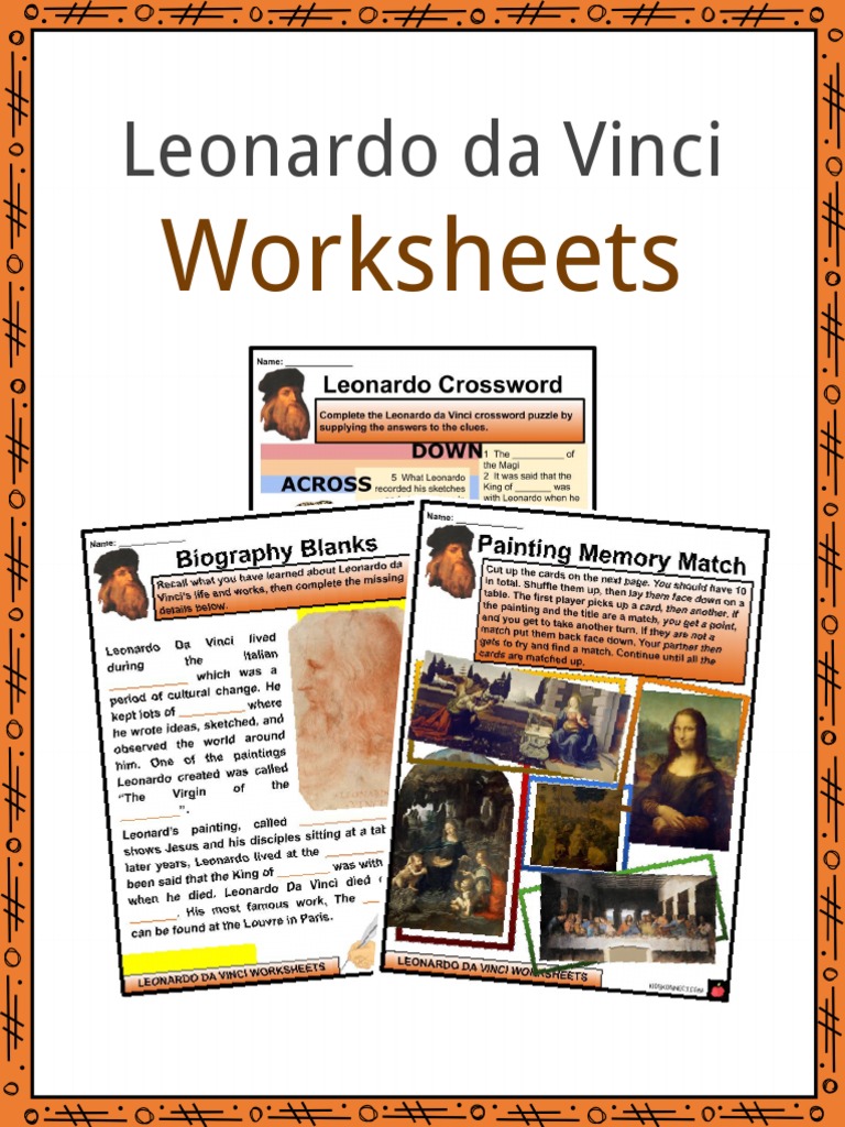 Sample Leonardo Da Vinci Worksheets | PDF | Leonardo Da Vinci