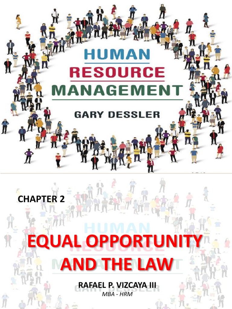 Equal Opportunity and The Law | PDF | Disparate Impact | Equal Opportunity