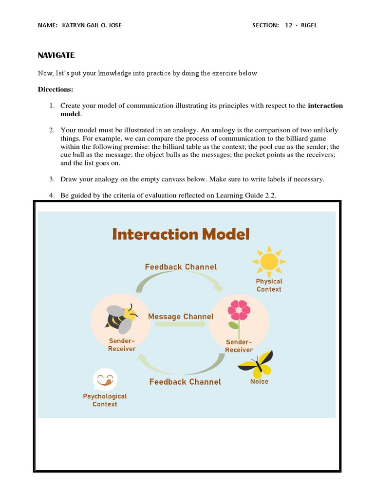 Communication Model Analogy: Bees & Flowers | PDF | Science & Mathematics
