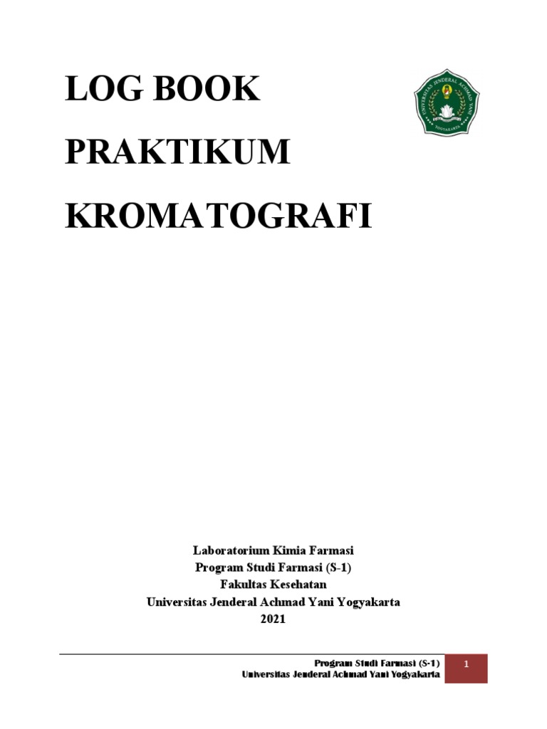 LOGBOOK PRAKTIKUM Kromatografi 2021 | PDF