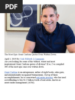 Grant Cardone - Structure of The Outbound Cold Call | PDF | Business ...