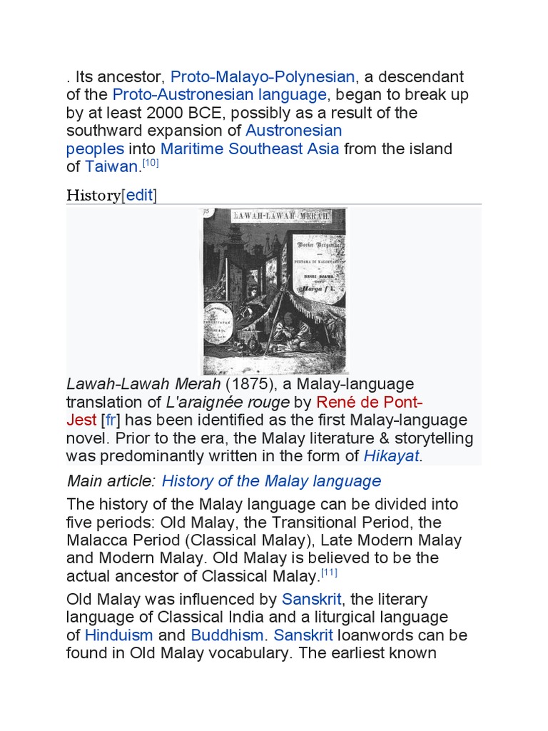 Proto-Malayo-Polynesian Proto-Austronesian Language Austronesian ...