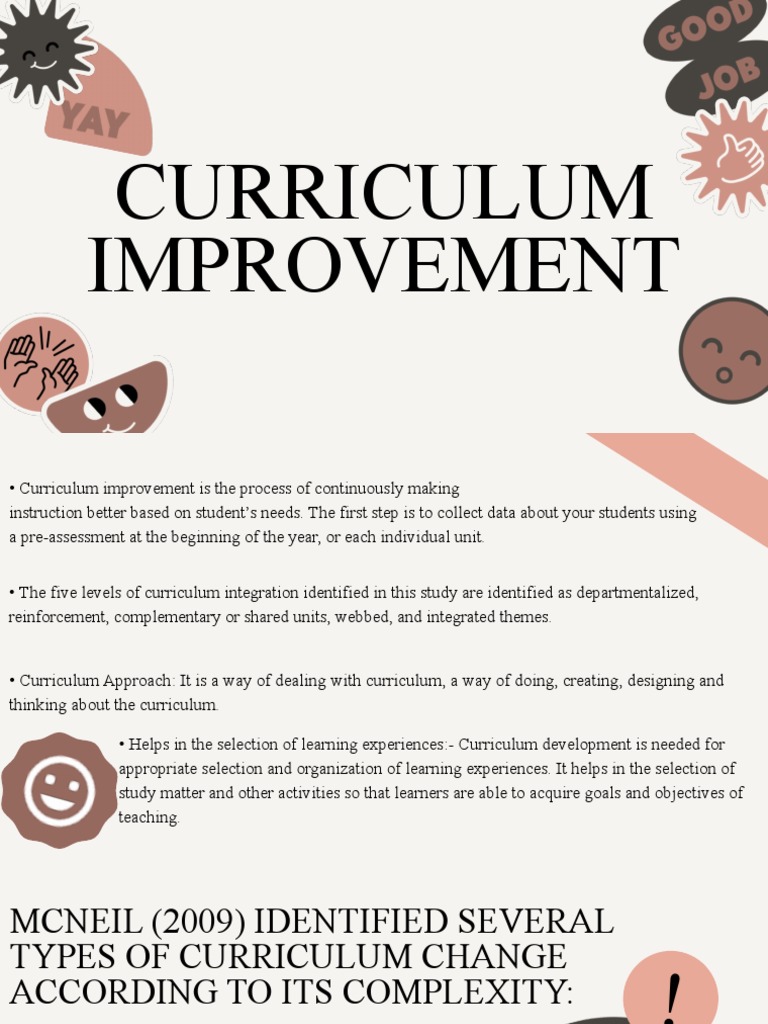 Curriculum ImprovemenT | PDF | Curriculum | Learning