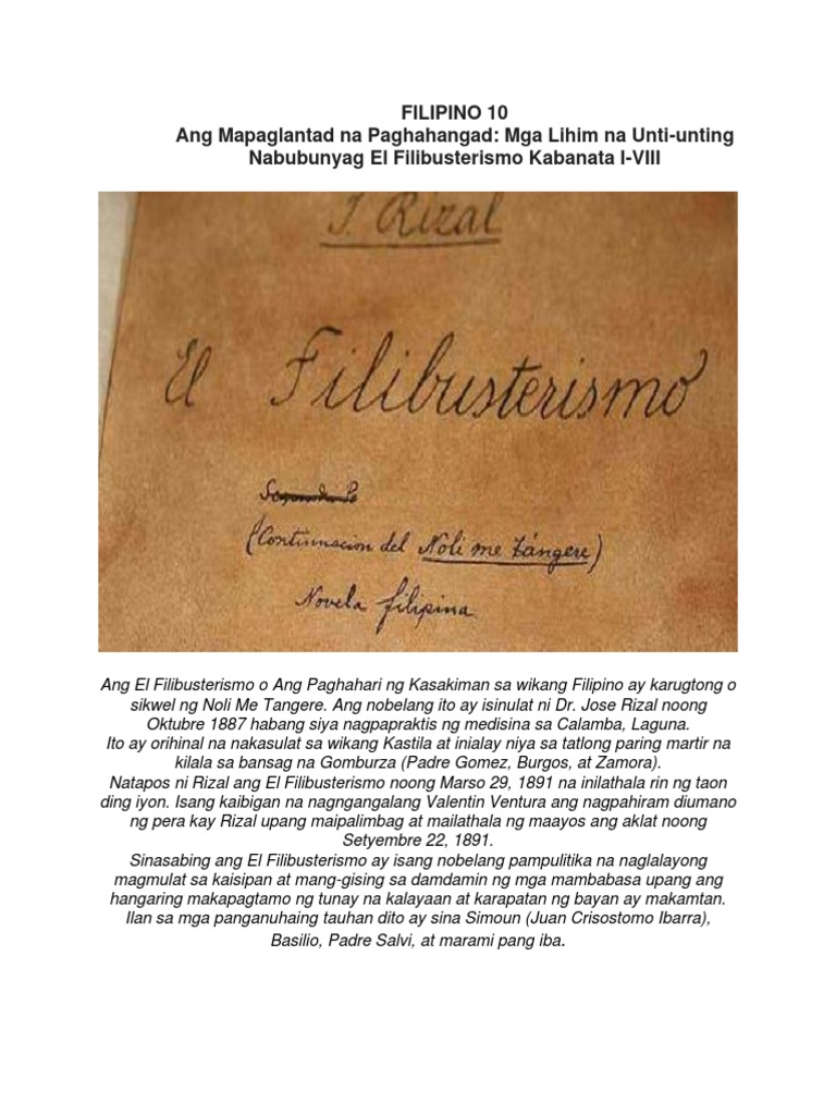 El Filibusterismo LIFE AND WORKS OF JOSE RIZAL, 51% OFF