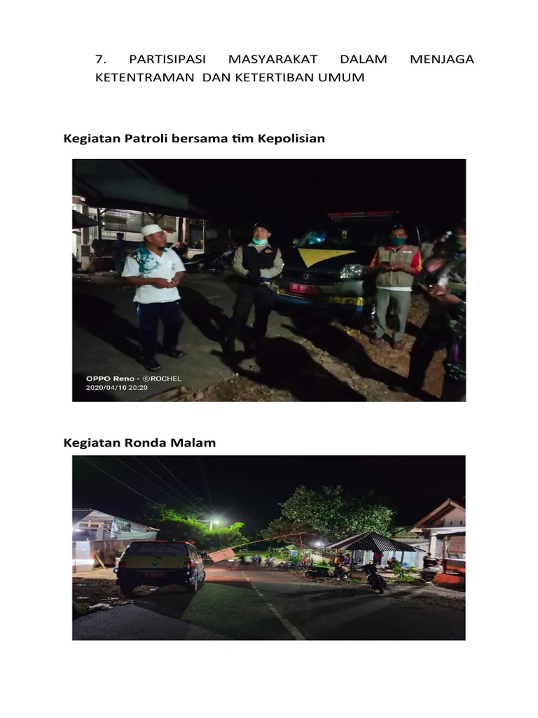 Partisipasi Masyarakat Jaga Ketertiban | PDF | Ilmu Sosial