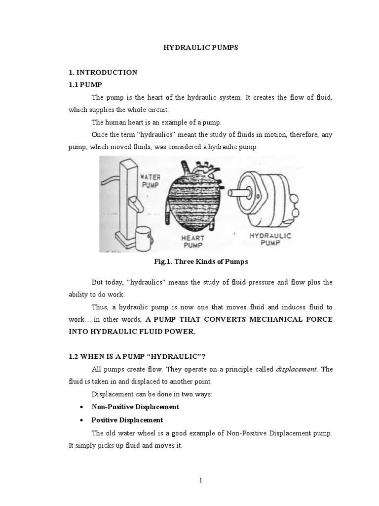 03 Final Hydraulic Pumps (Module-III) | PDF | Pump | Piston