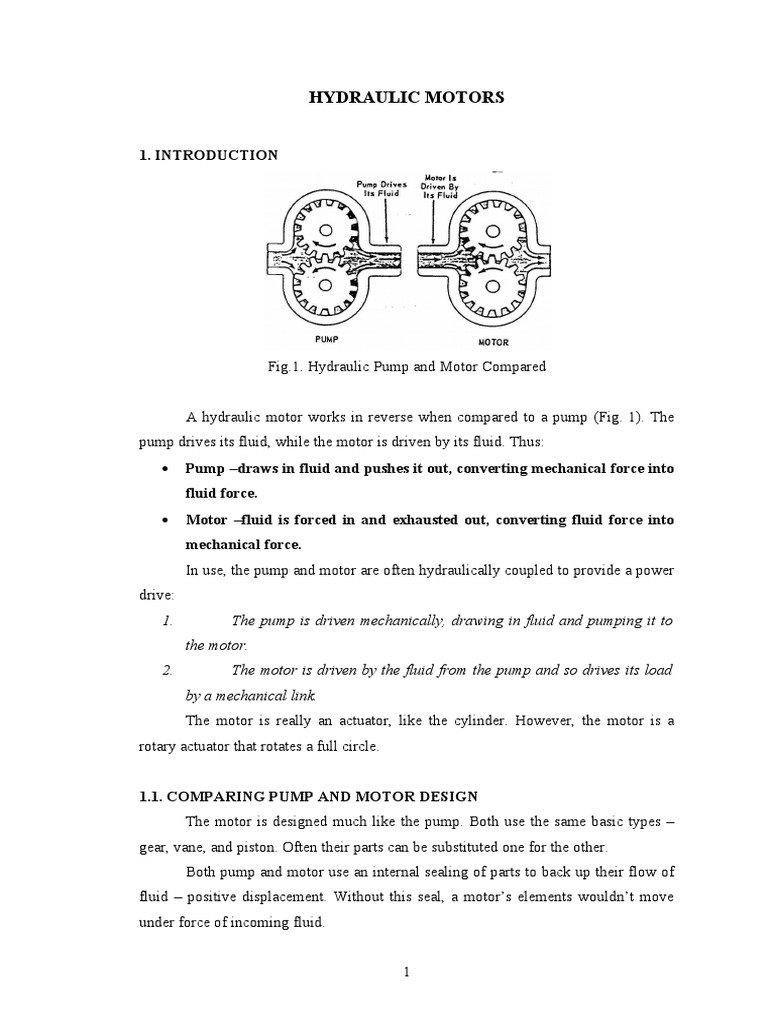 04 HYDRAULIC MOTORS (Module-IV) | Download Free PDF | Pump | Engines