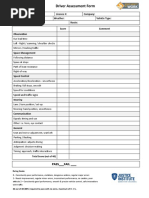 Vehicle Handover Checklist | PDF | Vehicles | Car