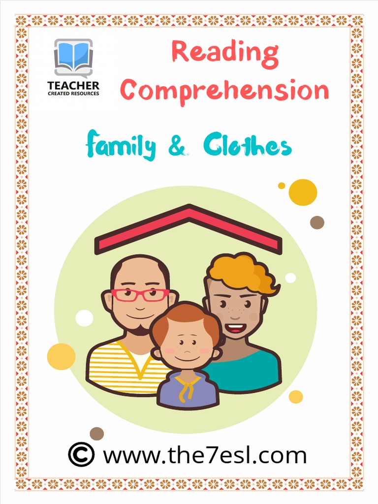 Reading Comprehension Family & Clothes PDF | PDF
